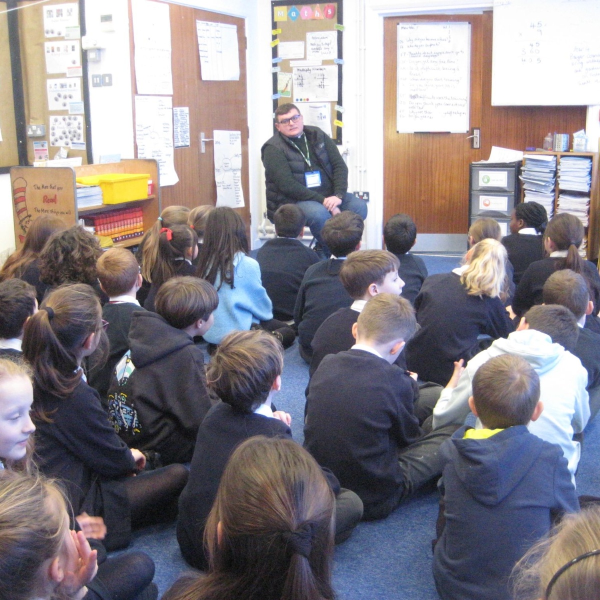 Cardinal Newman Catholic Primary School - Father Ruslan visits Year 4